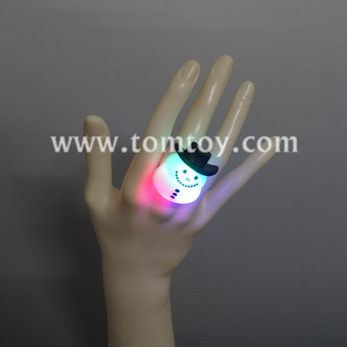 LED Snowman Rings-Tomtoy