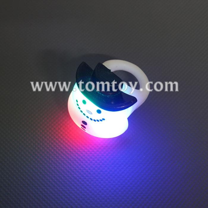 LED Snowman Rings-Tomtoy