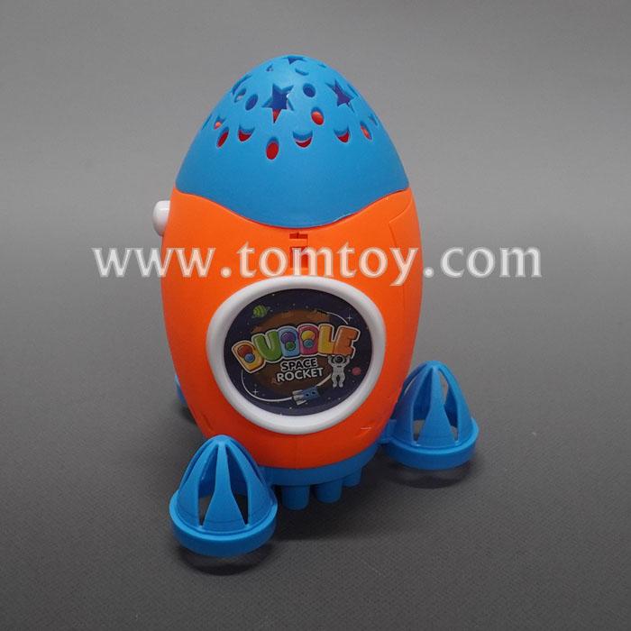 LED Space Rocket Bubble Wand-Tomtoy
