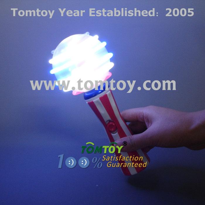 LED Spinning Wand USA Flag-Tomtoy