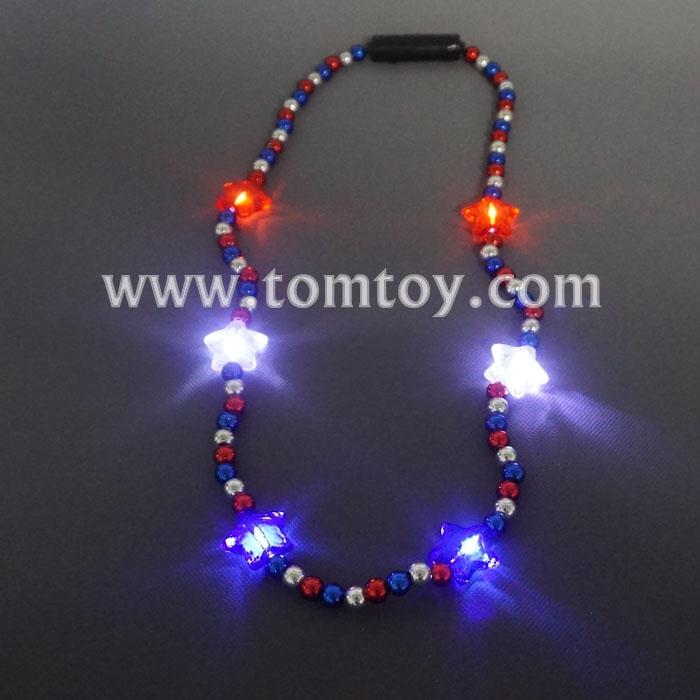 LED Star Beads Necklace-Tomtoy