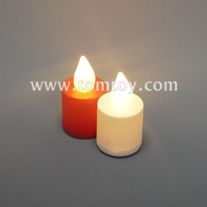 LED White and Red Candle-Tomtoy