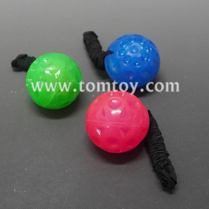 Light Up Bouncing Ball With String-Tomtoy