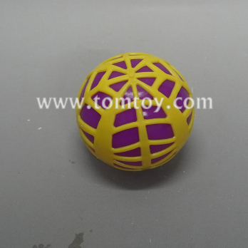 Light Up Bouncing Spider Web Ball-Tomtoy