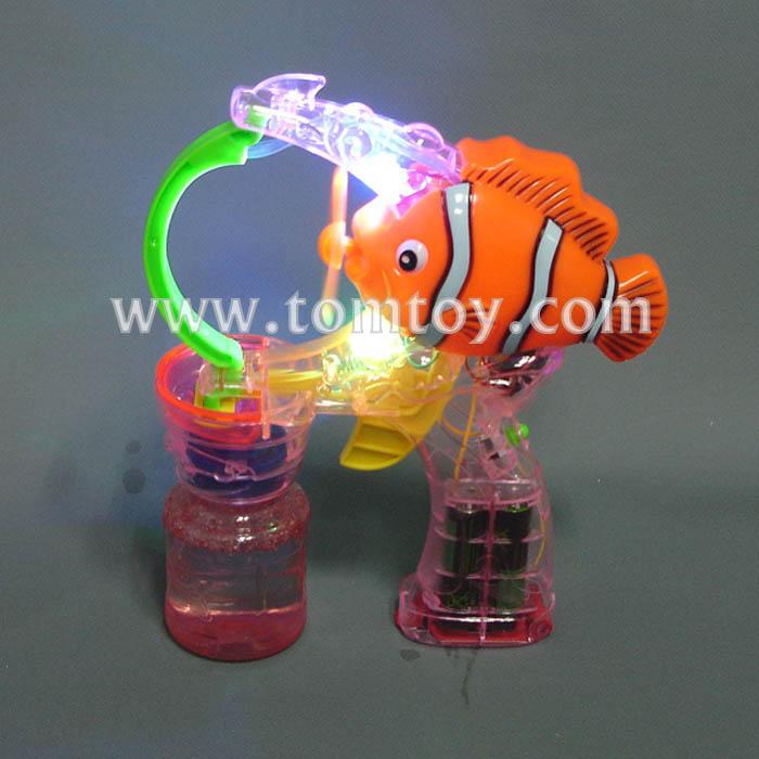 Light Up Bubble Gun-Fish-Tomtoy