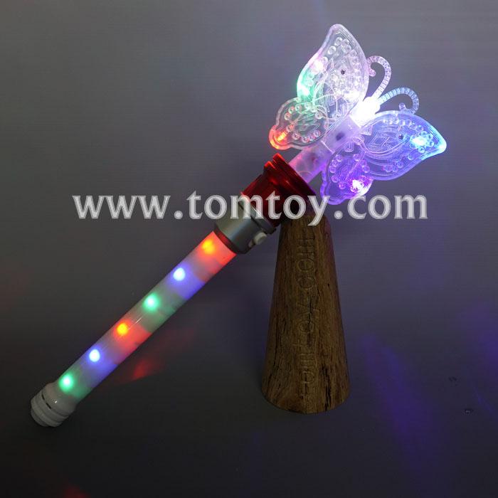 Light Up Butterfly Spinning Wand-Tomtoy