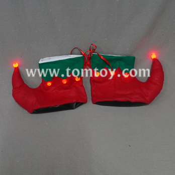 Light Up Christmas ELF Shoes-Tomtoy