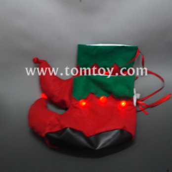 Light Up Christmas ELF Shoes-Tomtoy