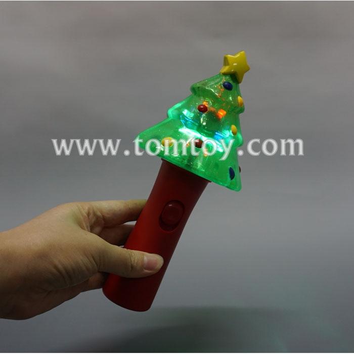 Light Up Christmas Tree Spinner Wand-Tomtoy