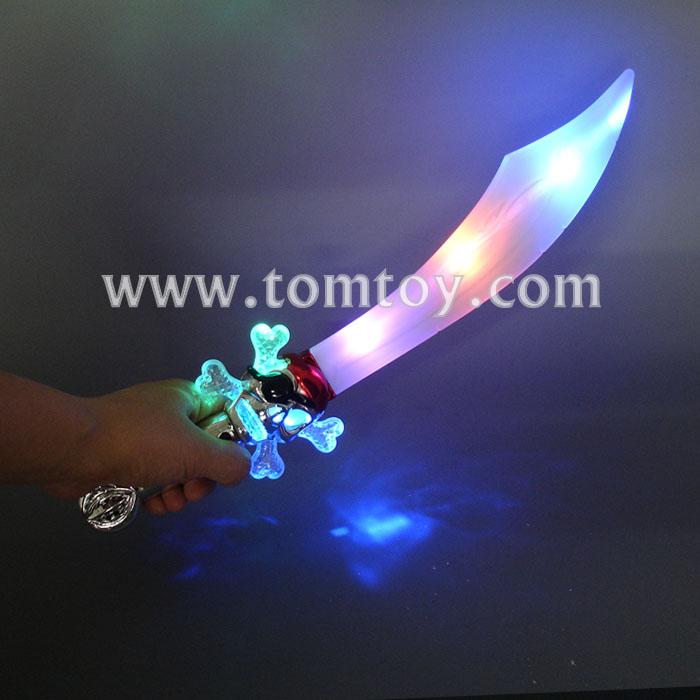 Light Up Curved Pirate Sword-Tomtoy