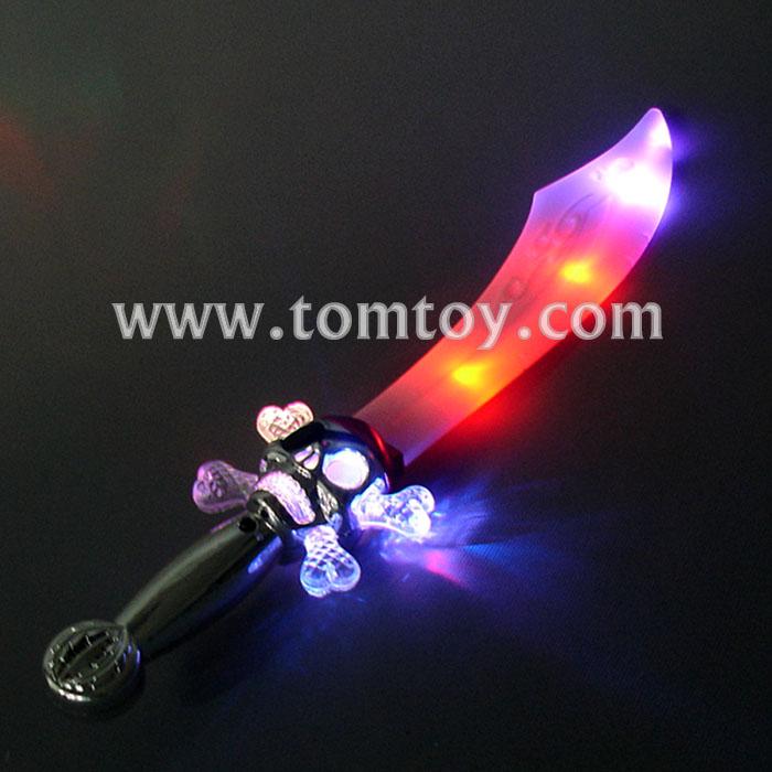 Light Up Curved Pirate Sword-Tomtoy