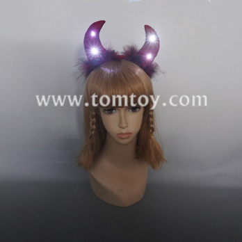 Light Up Devil Horn Headband-Tomtoy