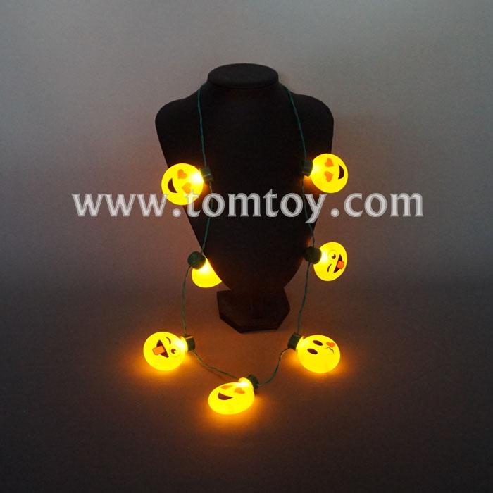 Light Up Emoji Necklaces-Tomtoy