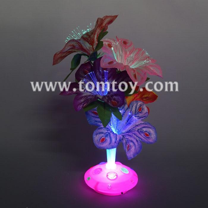 Light Up Flashing Lily Flower-Tomtoy