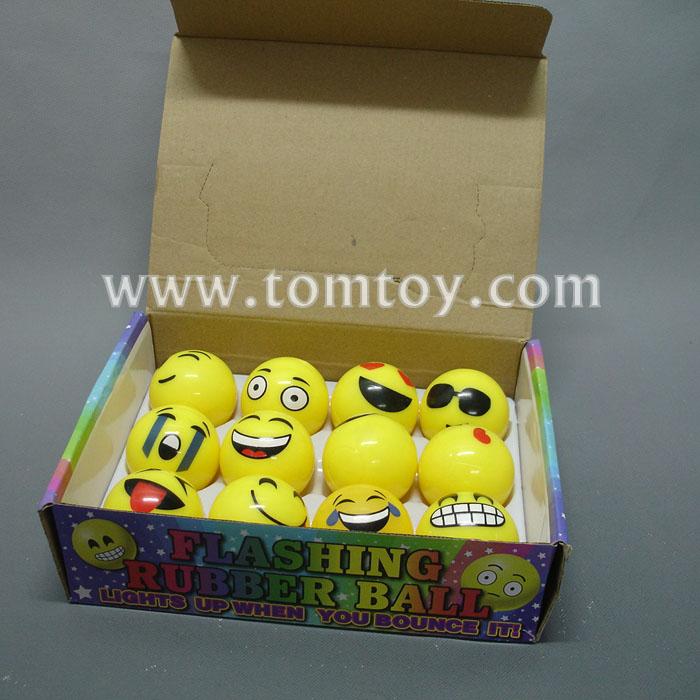 Light Up Funny Face Ball-Tomtoy