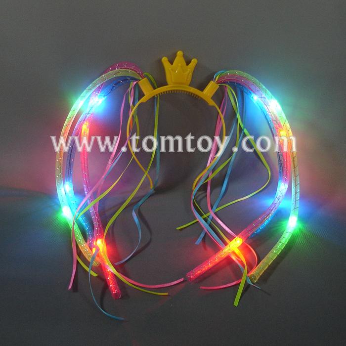 Light Up LED Flashing Noodles Headband Princess Costume-Tomtoy