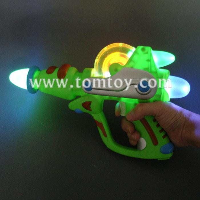 Light-up LED Pistol Gun Laser Blaster with Sounds-Tomtoy