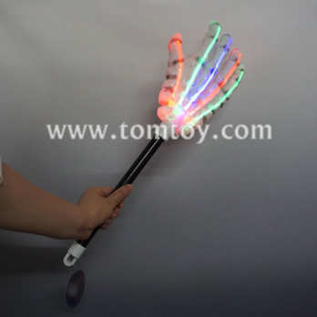 Light Up Skeleton Hand LED Wand-Tomtoy