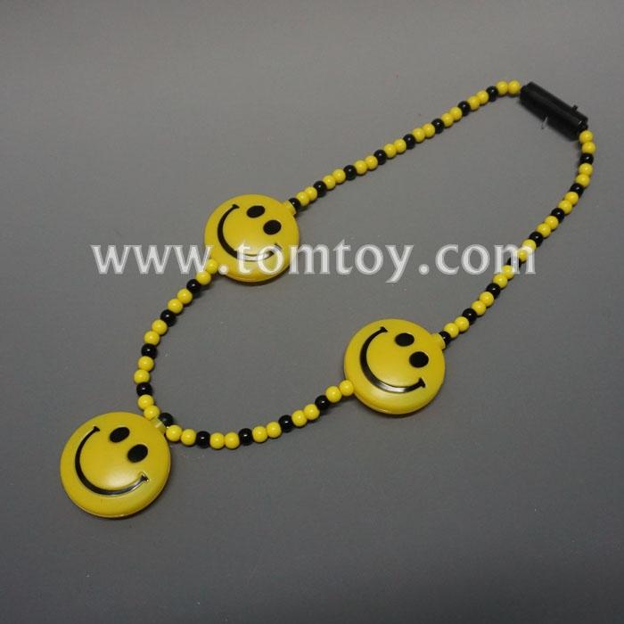 Light Up Smileys Bead Necklace-Tomtoy