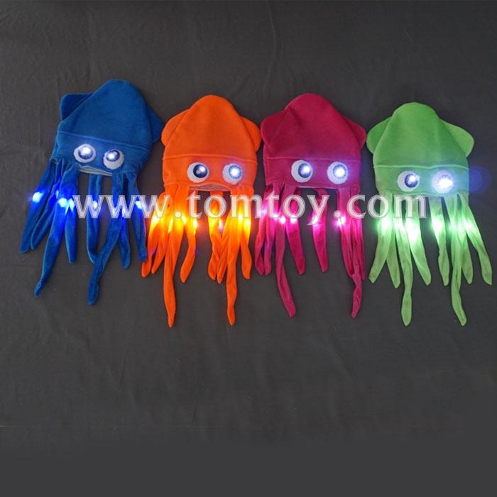 Light Up Squid Hat-Short Version-Tomtoy