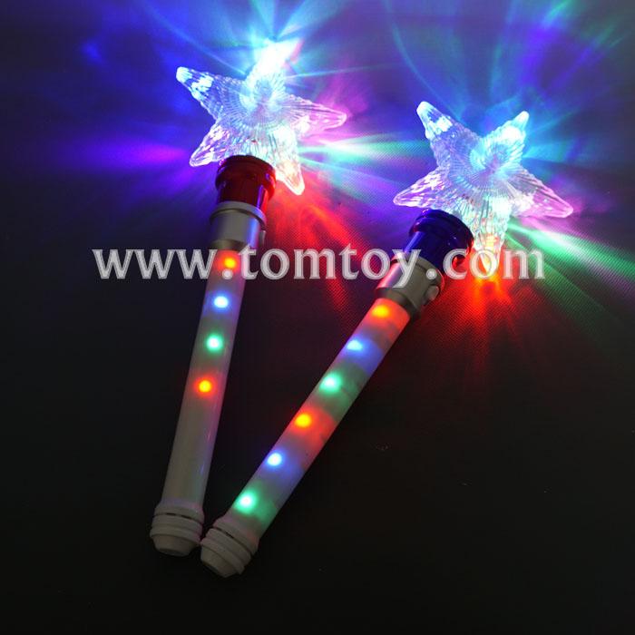 Light Up Star Spinning Wand-Tomtoy