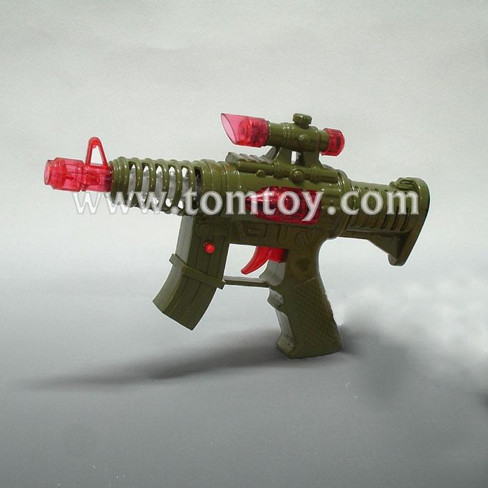 Light Up Submachine LED Gun-Tomtoy