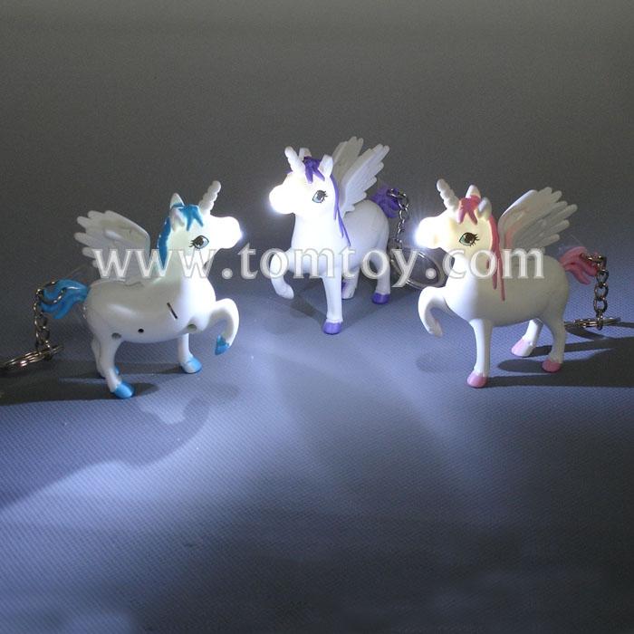 Light Up Unicorn Key Ring-Tomtoy