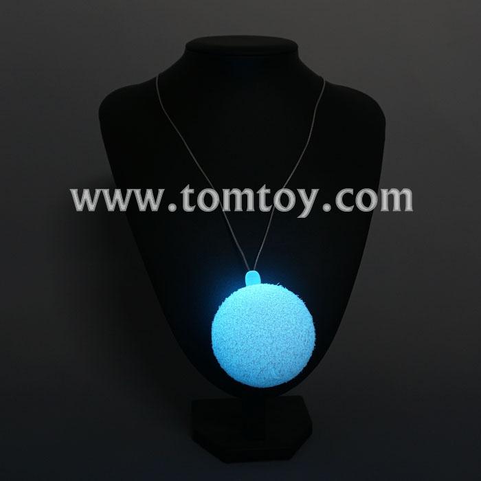 Multicolor LED Foam Ball Necklace-Tomtoy