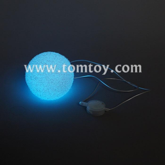 Multicolor LED Foam Ball Necklace-Tomtoy