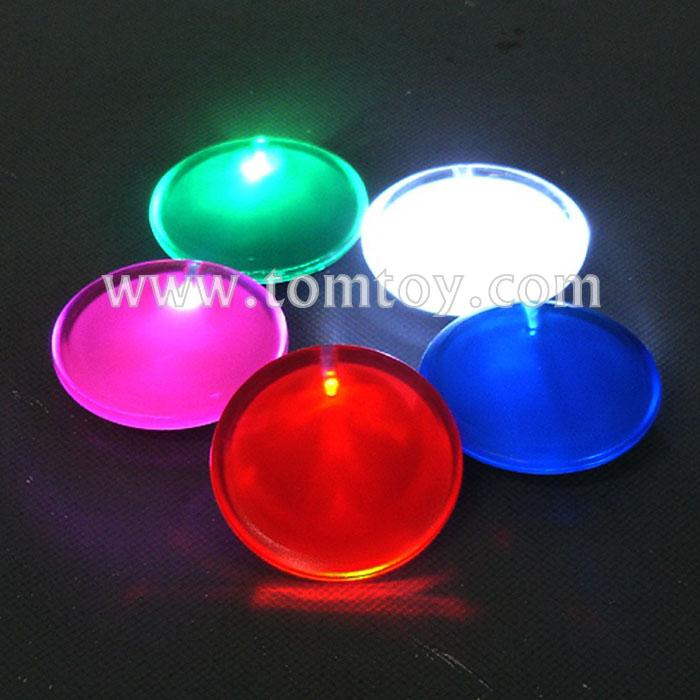 Plastic LED Badge With Safety Pin-Tomtoy