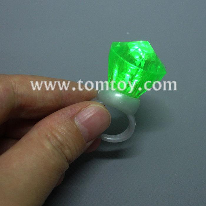 Plastic LED Diamond Rings-Tomtoy