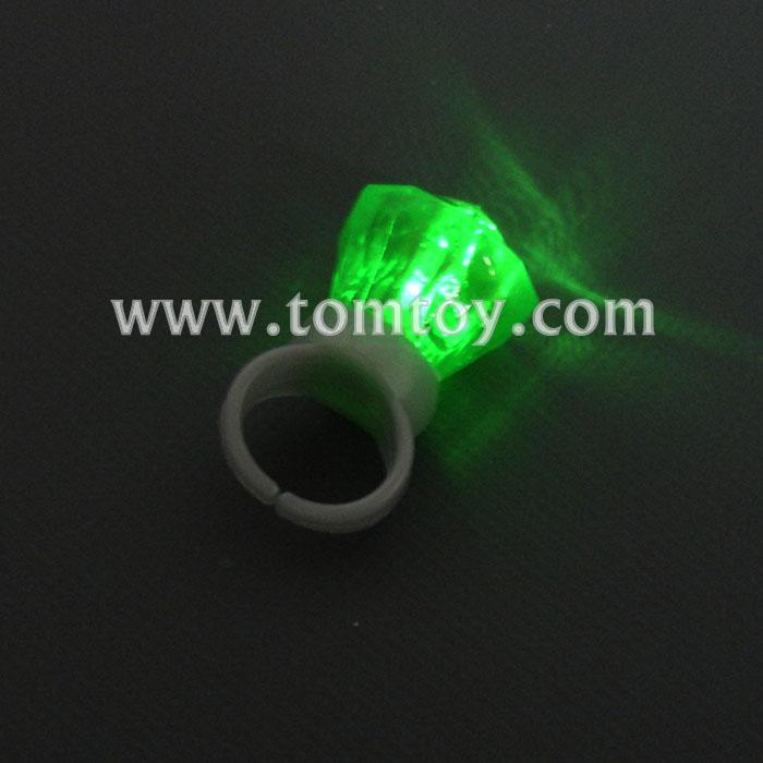 Plastic LED Diamond Rings-Tomtoy