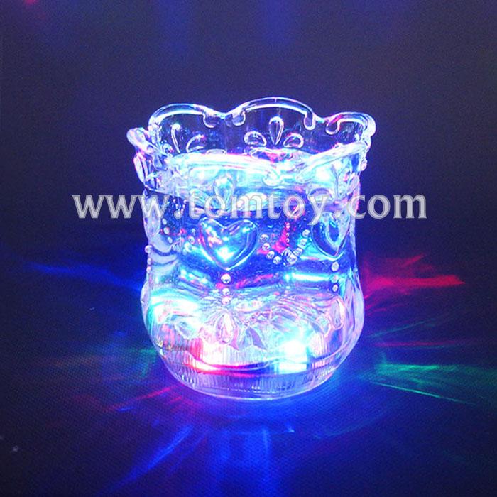 Plastic Light UP LED Cups Shots Glass for Bar Party-Tomtoy