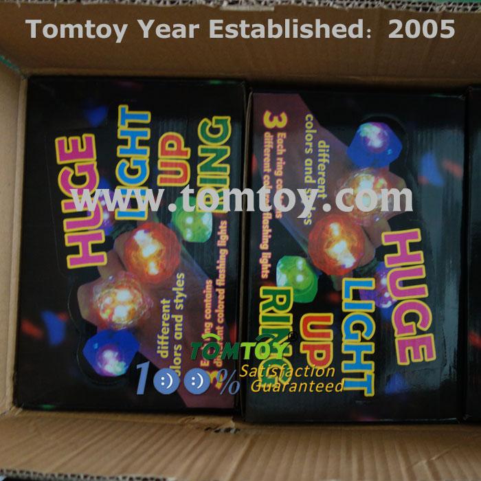 Plastic Star Shape LED Rings-Tomtoy