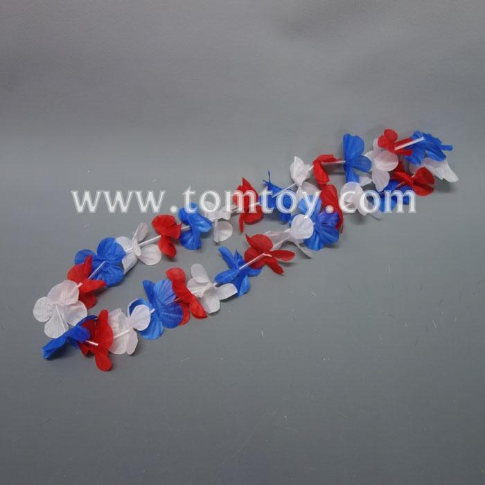 Red White Blue Hawaii Leis-Tomtoy