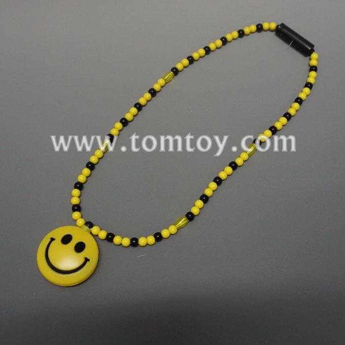 Smiley Light Up Beads Necklace-Tomtoy