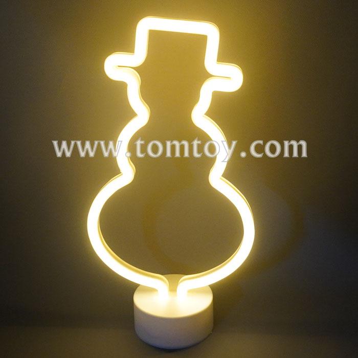 Snowman LED Neon Light Sign-Tomtoy