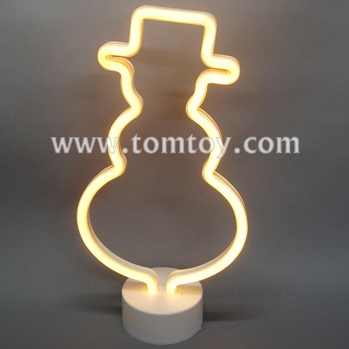 Snowman LED Neon Light Sign-Tomtoy