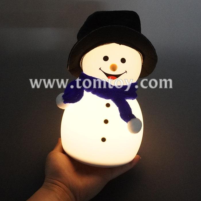 Snowman Touch Night Light With Sound-Tomtoy