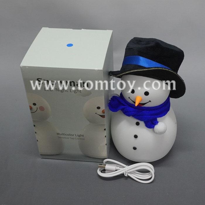Snowman Touch Night Light With Sound-Tomtoy