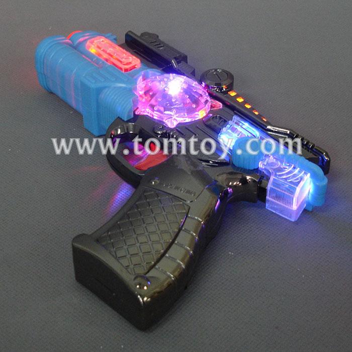 Spinning Pistol Light Up Toy-Tomtoy