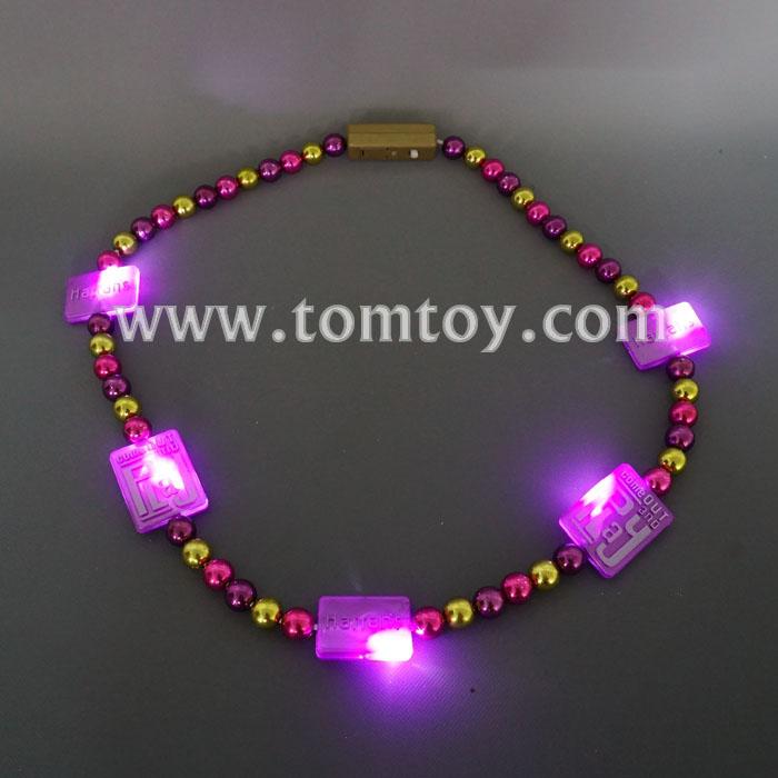 Square LED Bead Necklace-Tomtoy