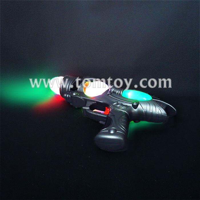 Super Spinning Space Gun With LED Light & Sound-Tomtoy