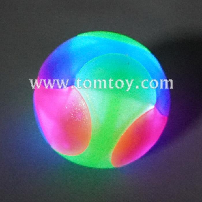 Tricolor Light Up Bouncing Ball-Tomtoy